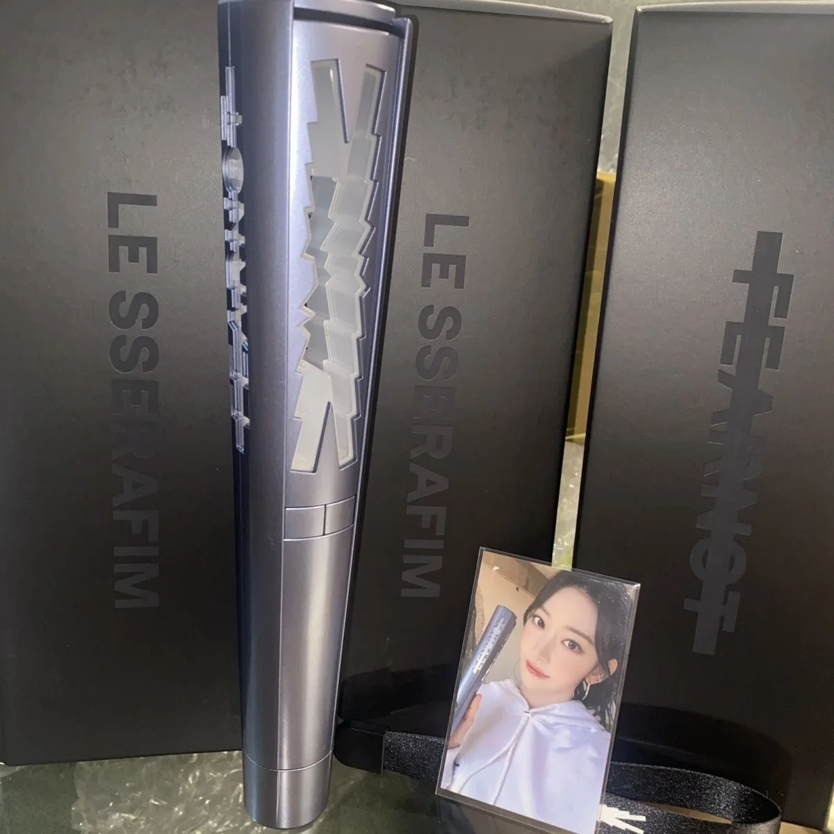 Kpop Le Sserafim Ibts Custom Official Penlight Fans Cheering Hand Wand ...