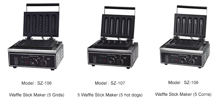 Waffle Maker Mini Electric Corn Dog Maker Waffle Stick Waffle Stick ...