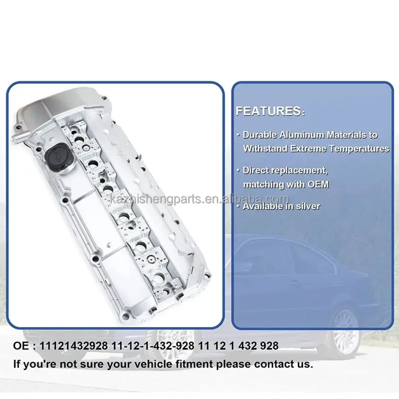 Aluminium Valve Cover With Gasket for BMW E36 E39 E46 E53 323CI 325CI ...