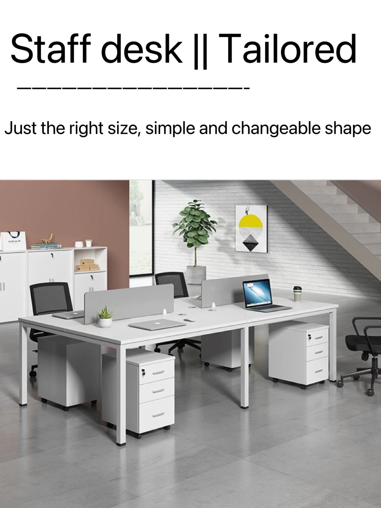 OEM 16 Seat Office Workstation Cubicle - Modular & Extendable