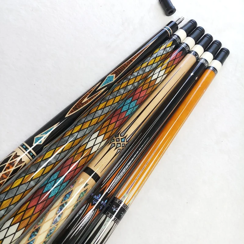 New Customized Xmlivet 142cm 12mm Tip Size Pool Cue Maple Wood Carom ...