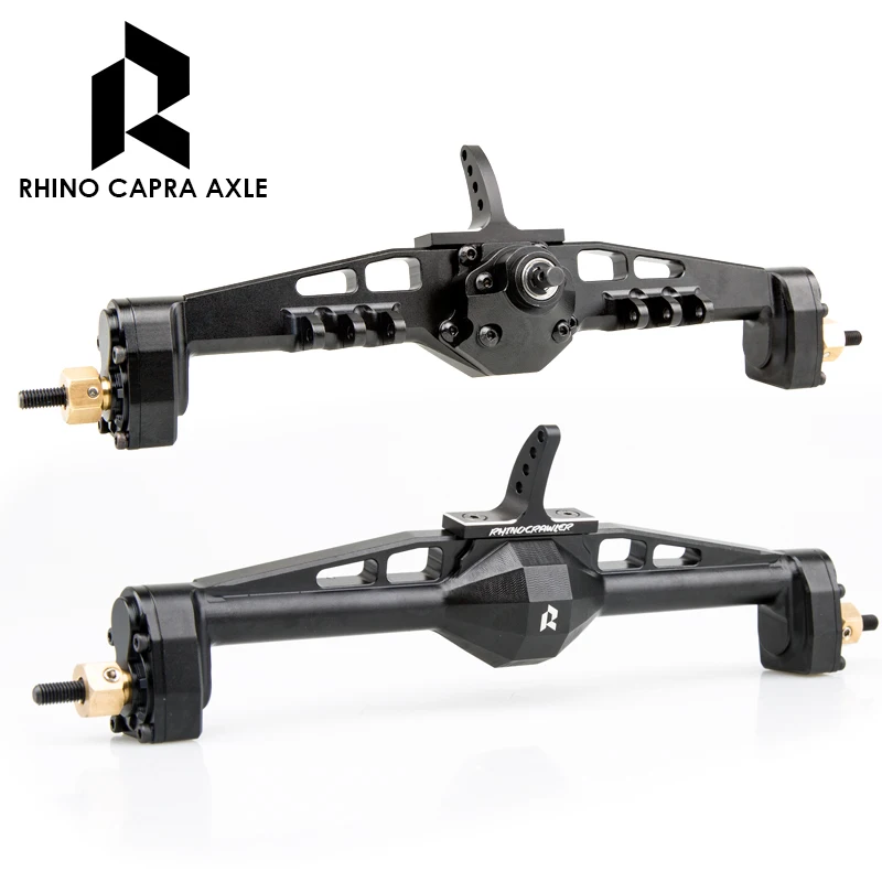Rhino Capra Cnc Aluminum Offset Portal Axles Battery Servo Mounts Riser Rear Link For 1/10 Rc ...