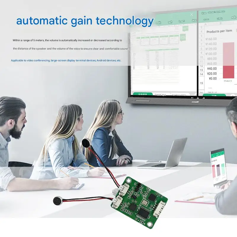 Dual Microphone Matrix Noise Reduction - HSTD-EENA-2 ARRAY