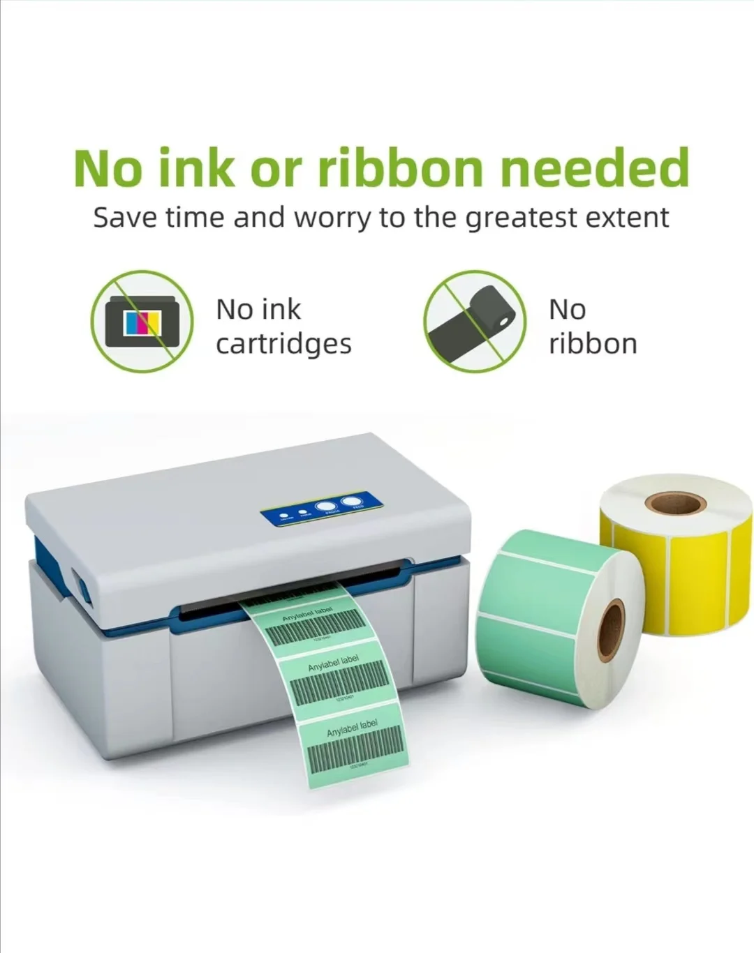 3"*3"durable Color Direct Thermal Label Colored Self-adhesive Stickers ...