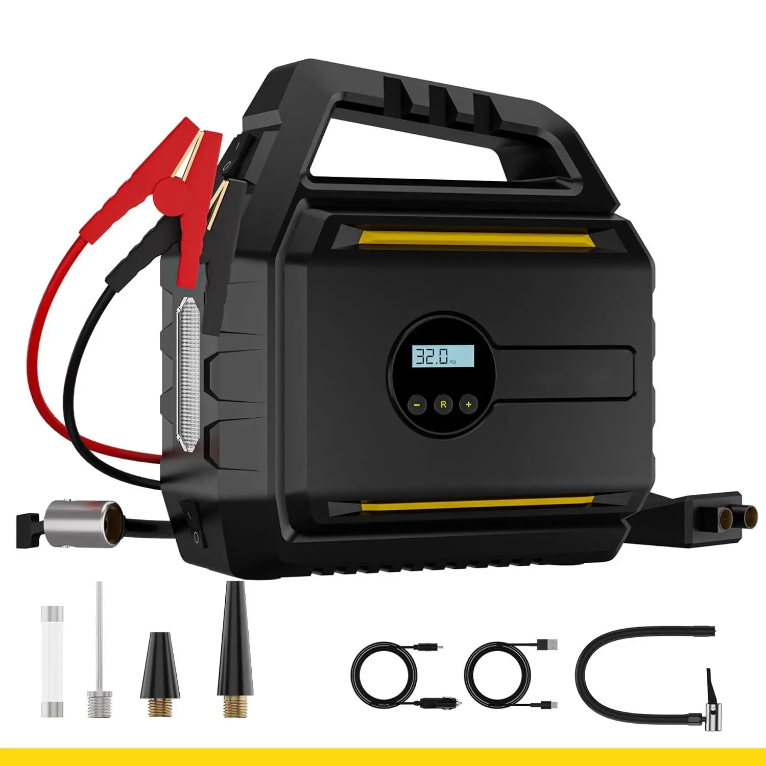 5501 2-in-1 Portable Emergency Kit 8000mAh Power Bank Jump Starter Car ...