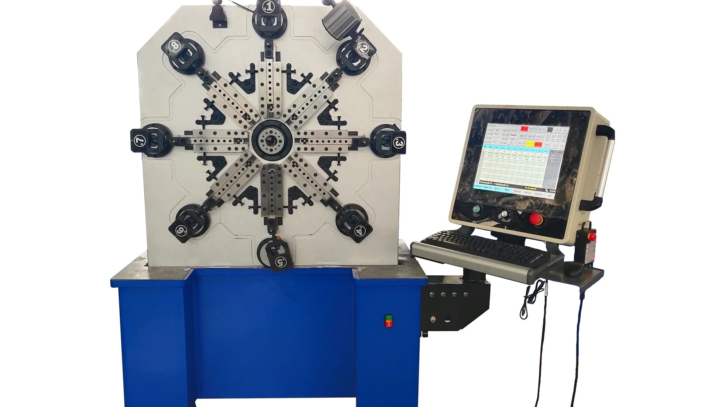 Cnc Wire Coiled Helical Spring Machine Cold Coiling Suspension Spring ...