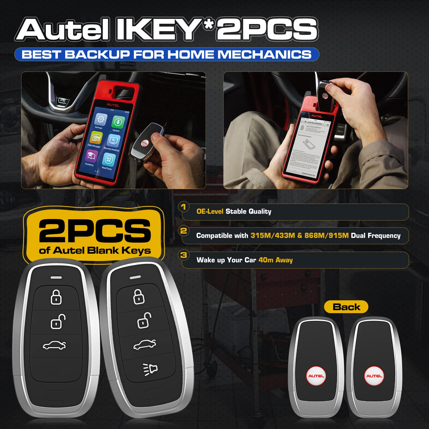 Autel Maxiim Km100 X Altar Km100x Key Programming Machine Code Reader ...