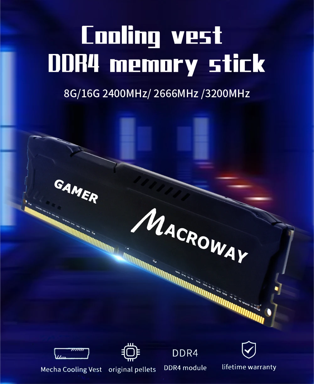 Low Price Ram Ddr 4 4g 8g 16g 32g 2666mhz 3200mhz U-dimm Memory Module ...