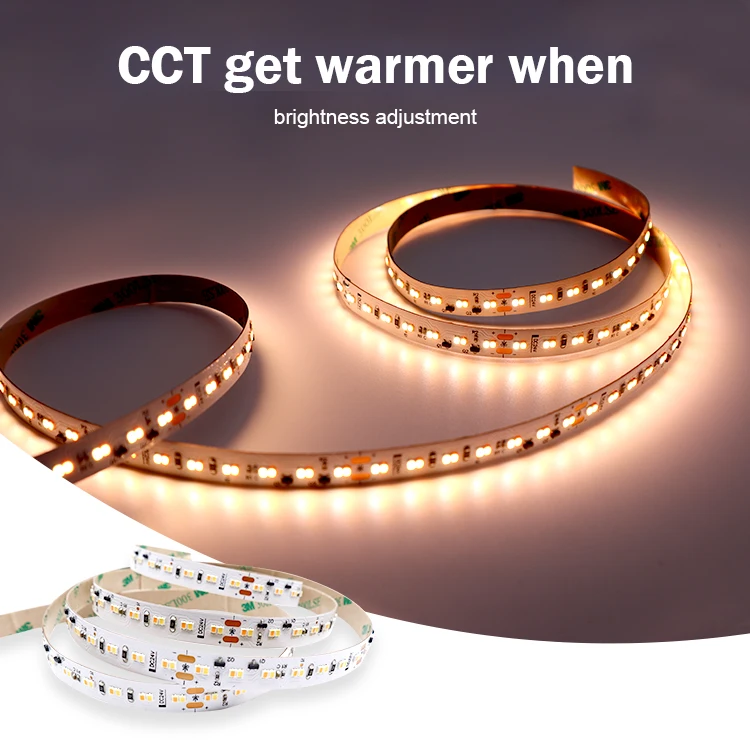 New Tunable 2216 Led Strip Color Adjustable 24v Dc 224 Leds/m Ip20 Led ...