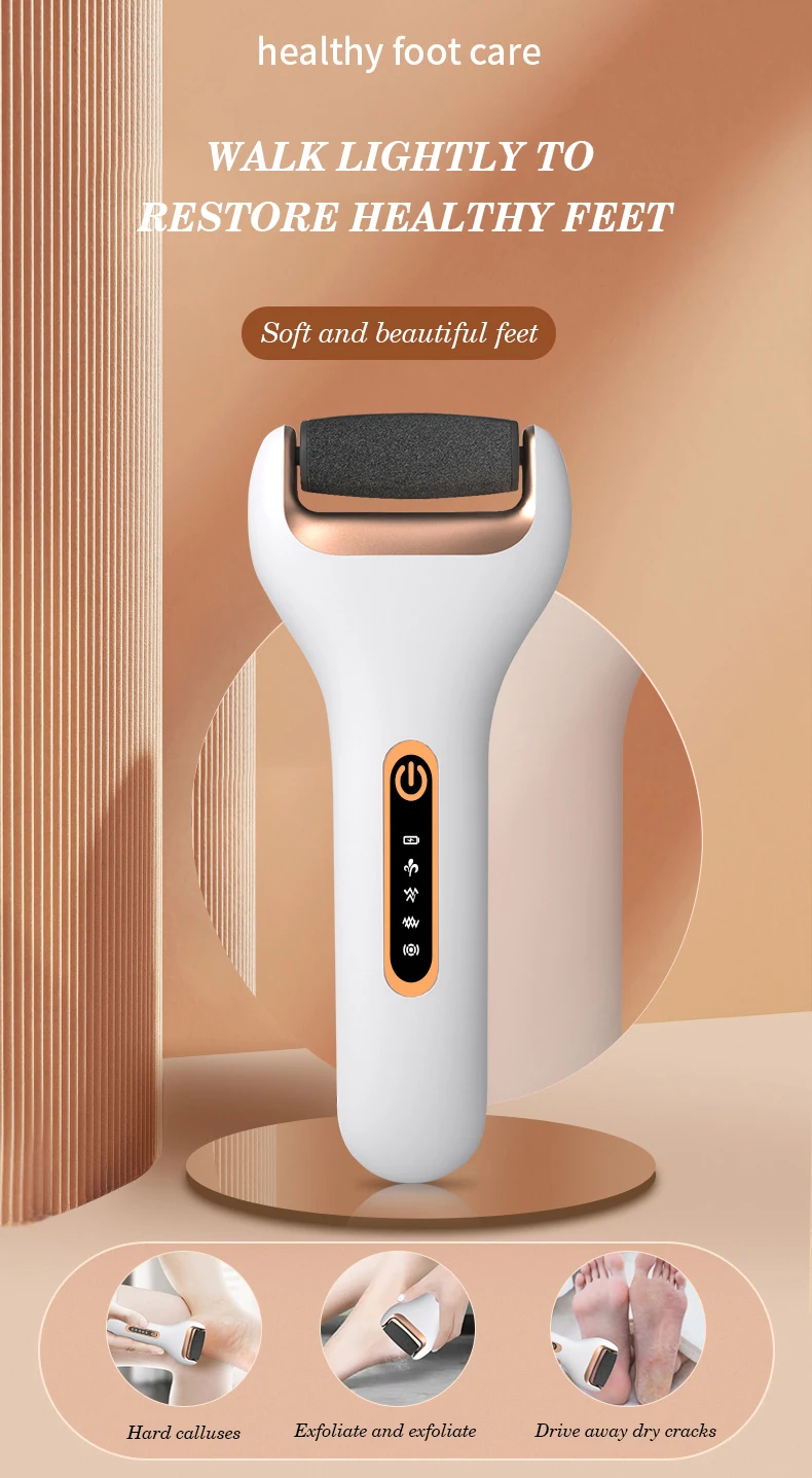 Rechargeable Electric Foot Grinder Dead Skin Callus Remover for Skin ...