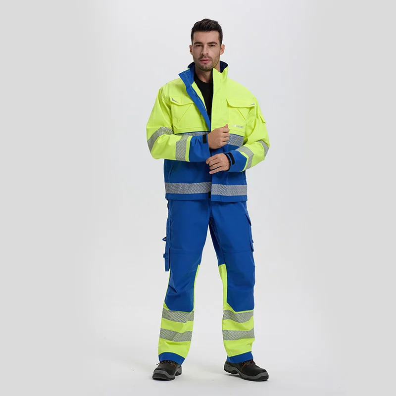 Wholesale Construction Uniforms Welding Suits Flame Resistant Fireproof ...