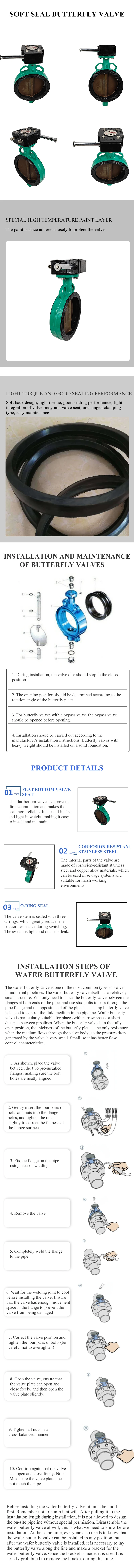 D371X-10Z D371X-16Z Manual Gas Turbine Wafer Soft Seal Damper Valve| Alibaba.com