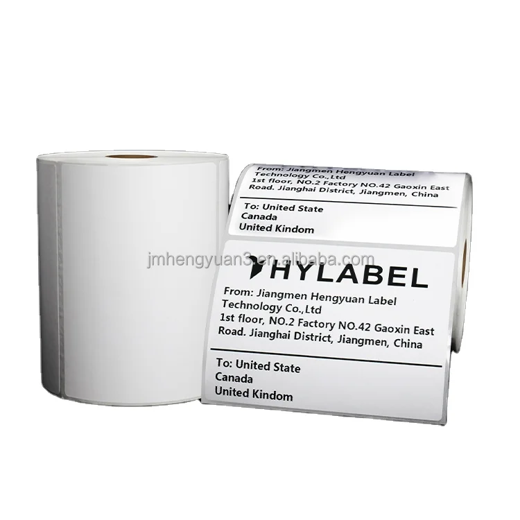 Self Adhesive Paper Sticker Waterproof Direct Thermal Label 100x75mm ...