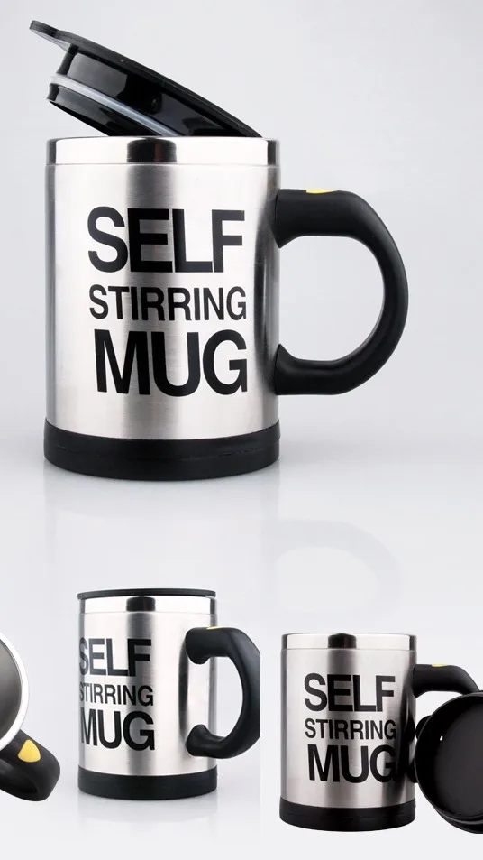 400ml Electric Lazy Self Stirring Mug Automatic Coffee Stirring Mug Tea ...