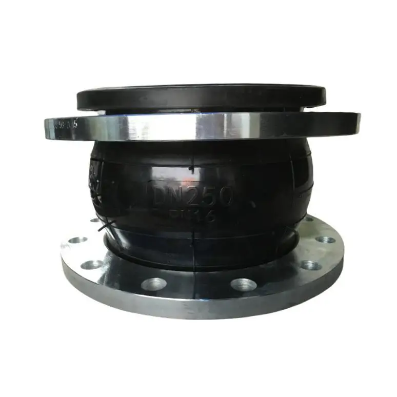 Bellow Flexible Accordion Rubber Expansion Joint Double-sphere Flanged ...