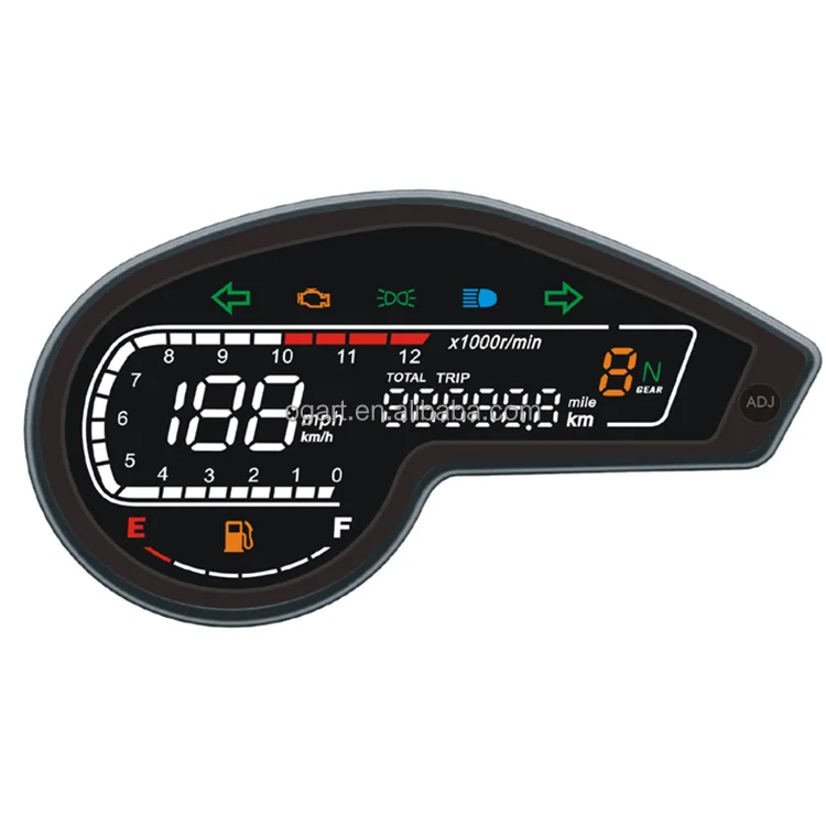 ZS150 GY Motorcycle Meter - Digital Speedometer Upgrade