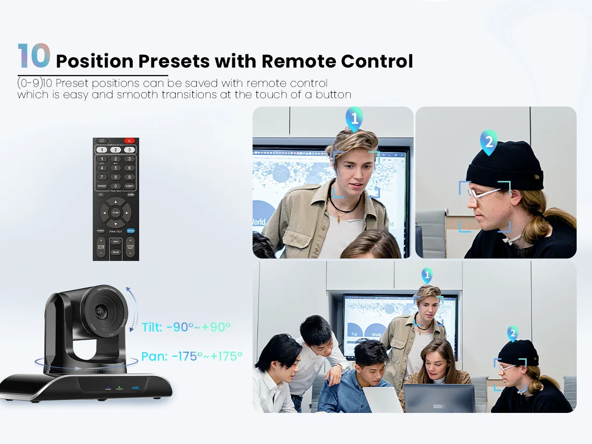 Tevo-vhd-4k Professional Live Streaming Usb Ai Autotracking Autoframing ...