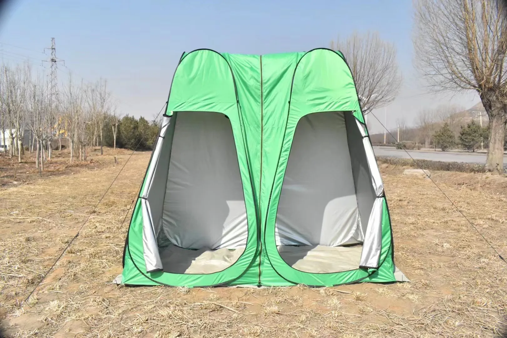 Security and Privacy Camping Shower Tent - Instant Setup
