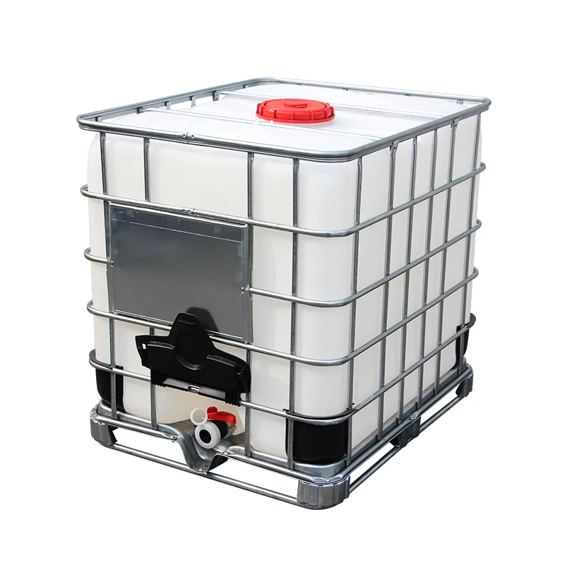 1000 Liter Steel Cage Plastic Wine Water Cubitainer IBC Tank
