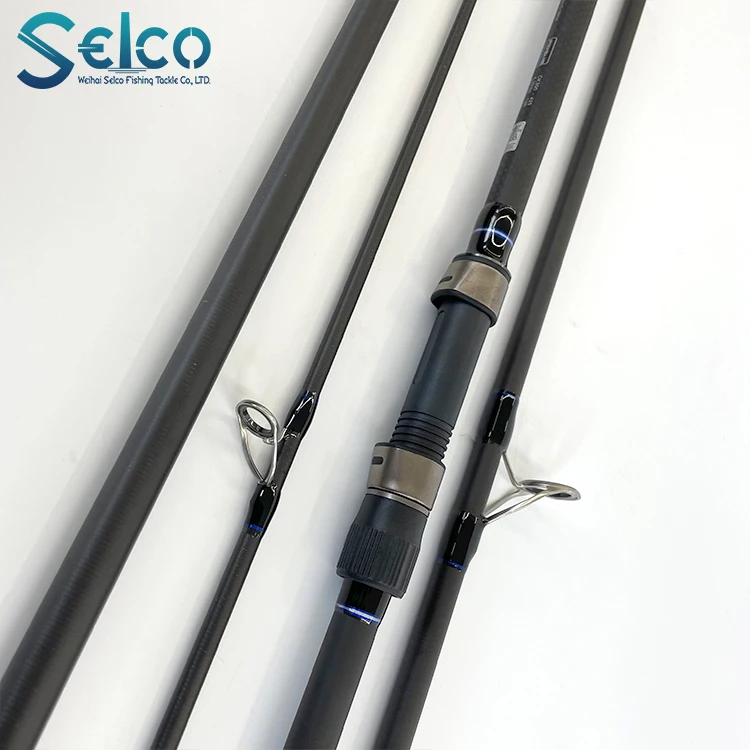 Selco Wholesale 12Ft 4.25Lbs 4 Section Salt Water Collapsible Casting ...