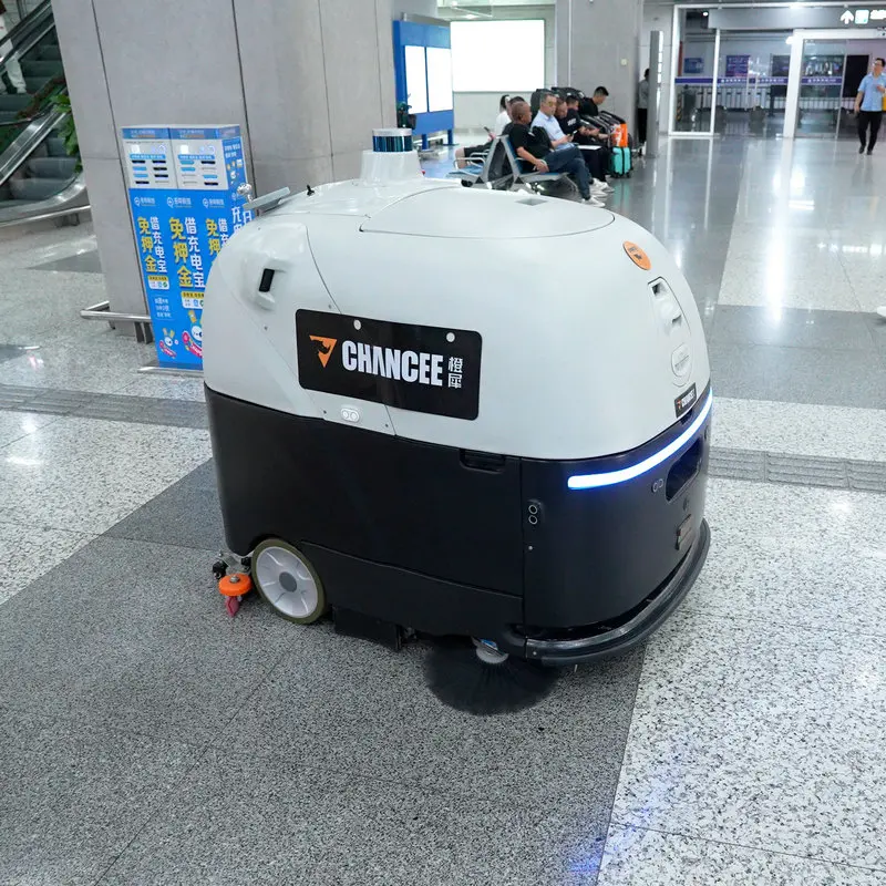 Sc80 Commercial Automatic Industrial Cleaning Robot Smart Sweeping ...