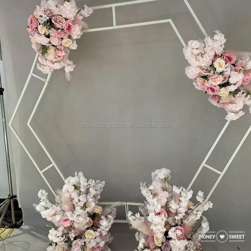 Pure White Wedding Arch Flowers Wedding Backdrop Flower Swag For ...