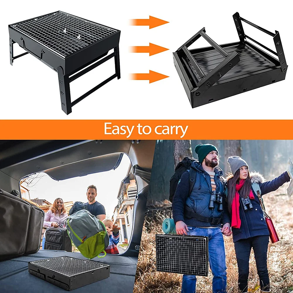 Cast Iron Smokeless Barbecue Bbq Charcoal Grill With Accessories - Buy ...