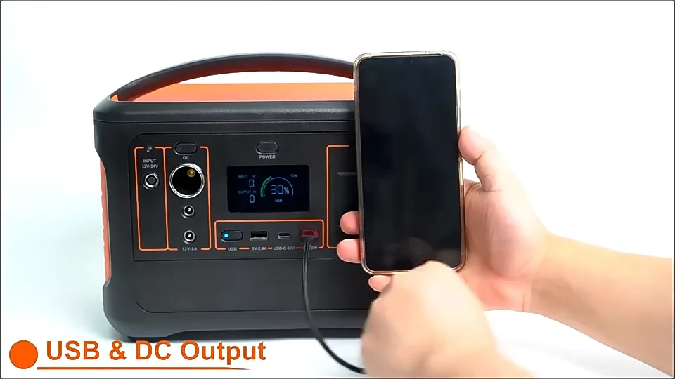 500 Watt Backup Battery Power Banks Supply Generator For Home / 120v ...