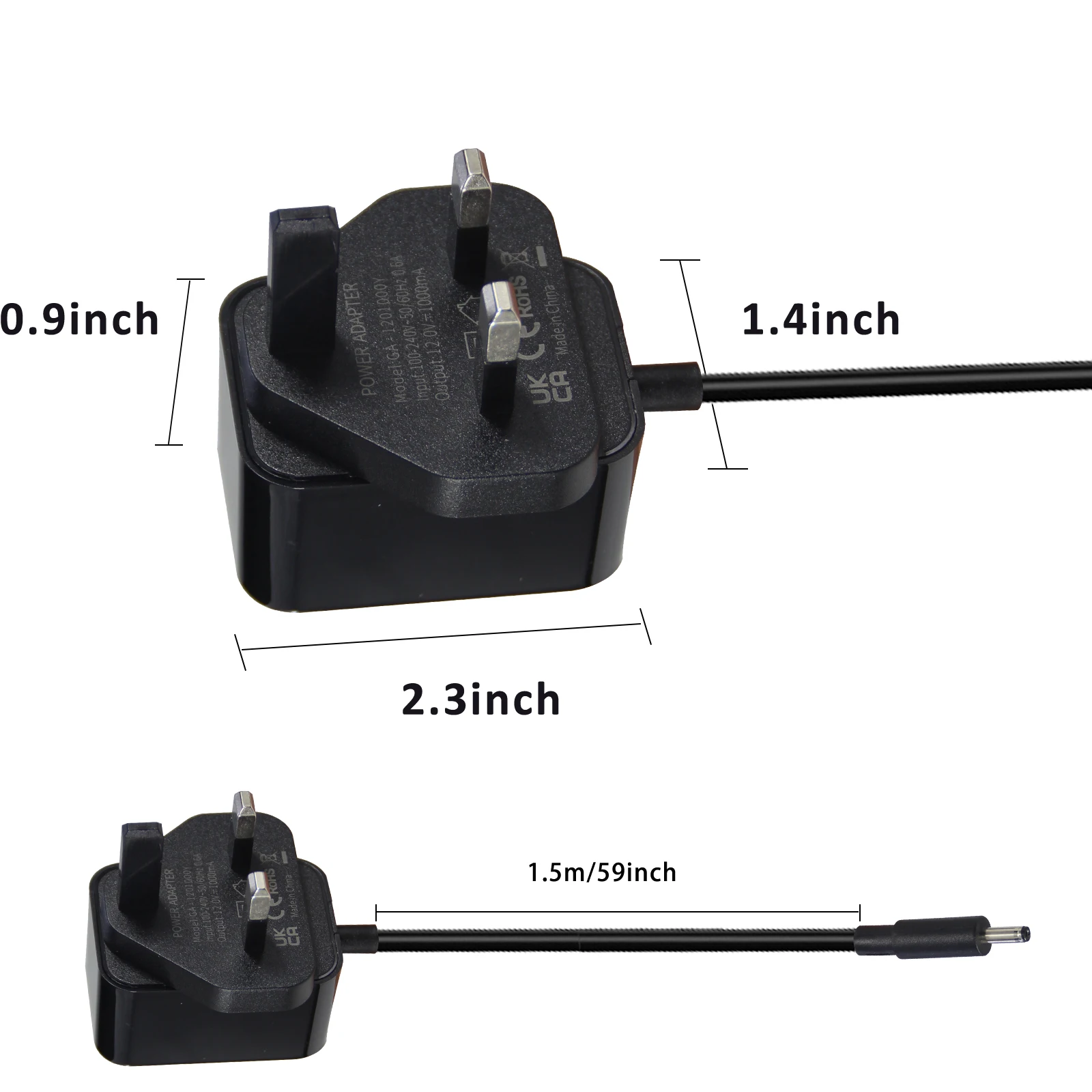 AC Input 100-240V Ac 50-60Hz Universal Travel With Uk Plug Dc 5V Power ...