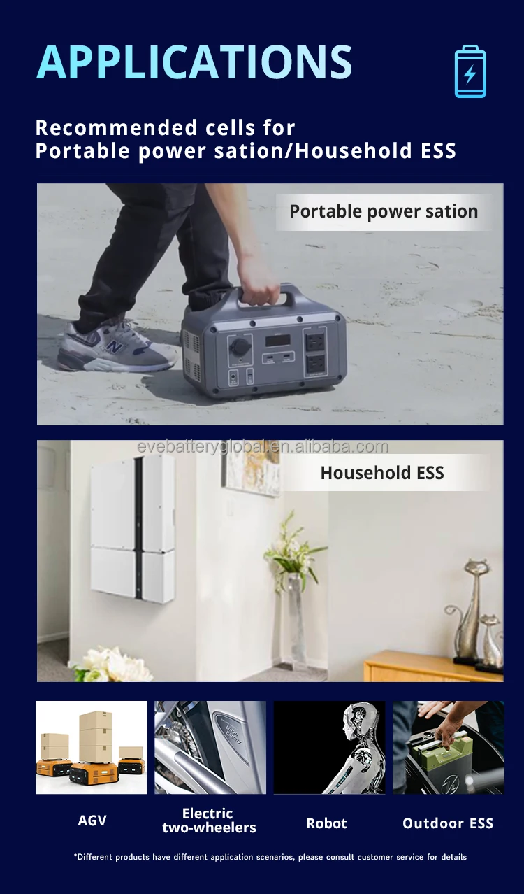 Eve C40 3.2v Lifepo4 Cylindrical Battery 20ah Portable Power Station ...