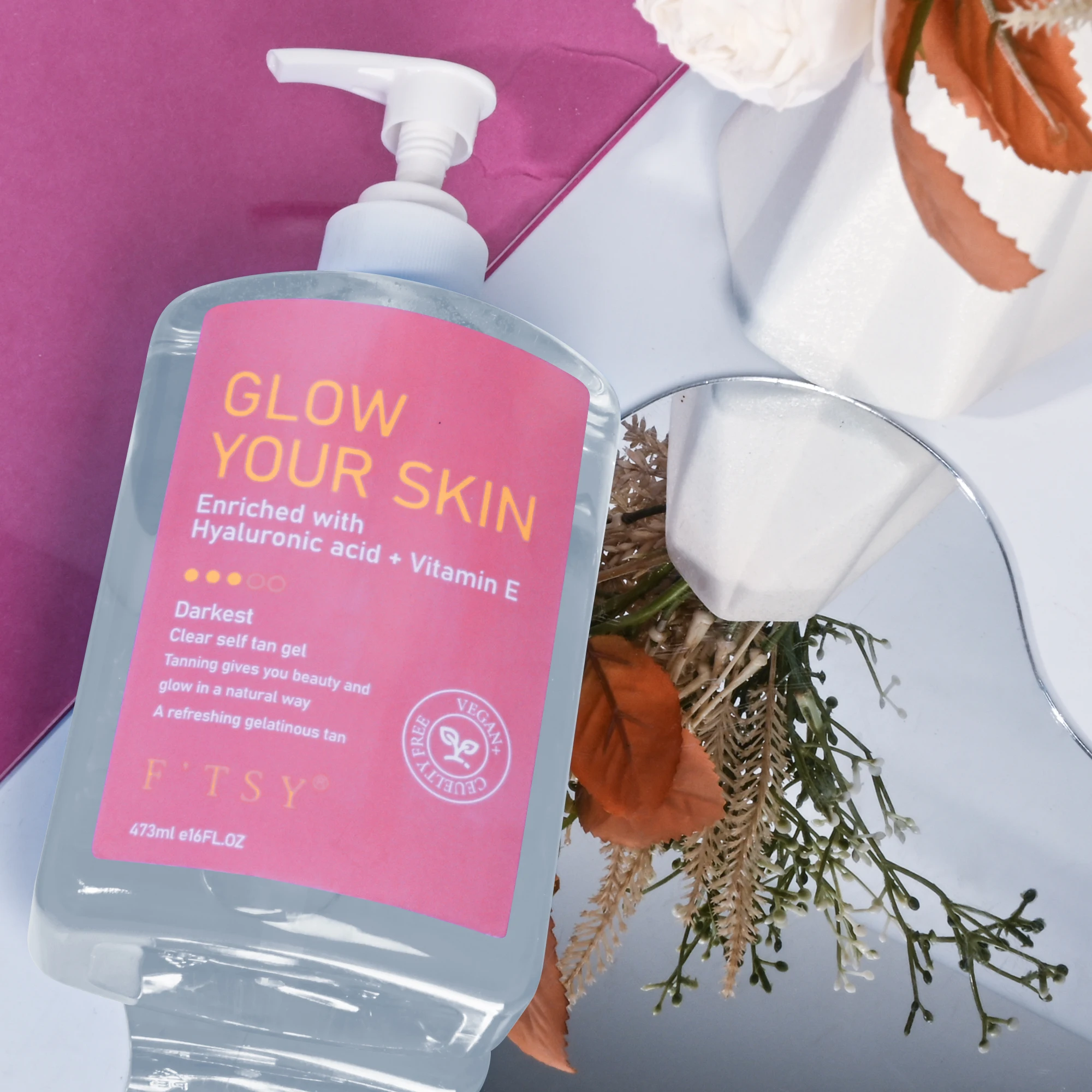 Oem Glow Moisturizing Black Skin Tan Gel Skin Peach Darkest Tanning Gel ...