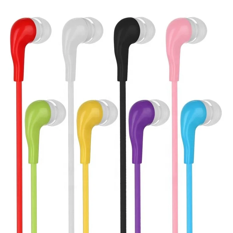 Colorful Promotion In-ear Wired Headphones Handsfree Earphone Earpieces ...