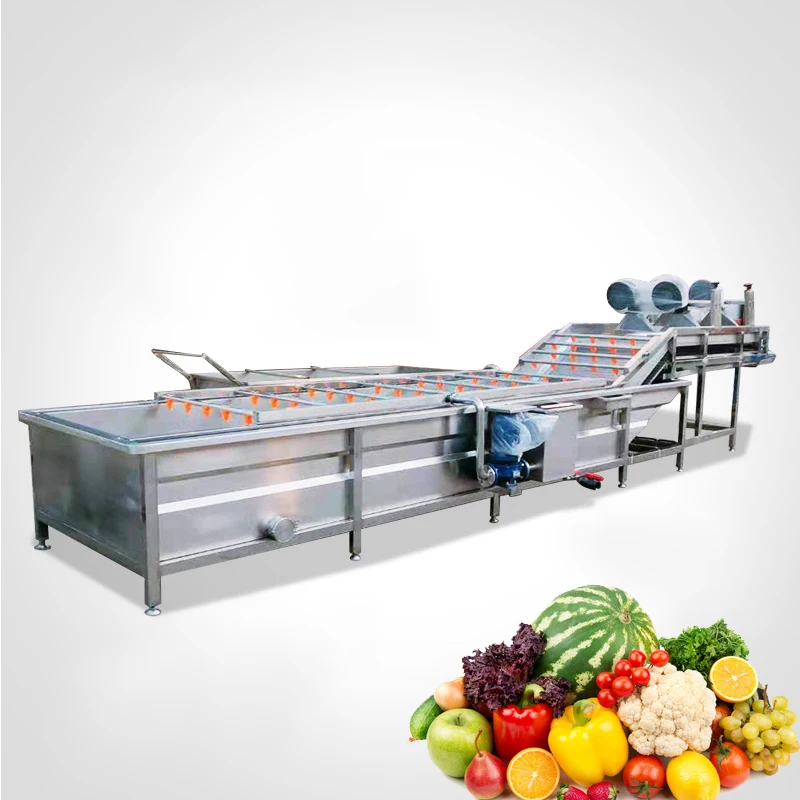 Fresh Fruit Mango Apple Cleaning Machine Air Bubble Vegetable Washing ...