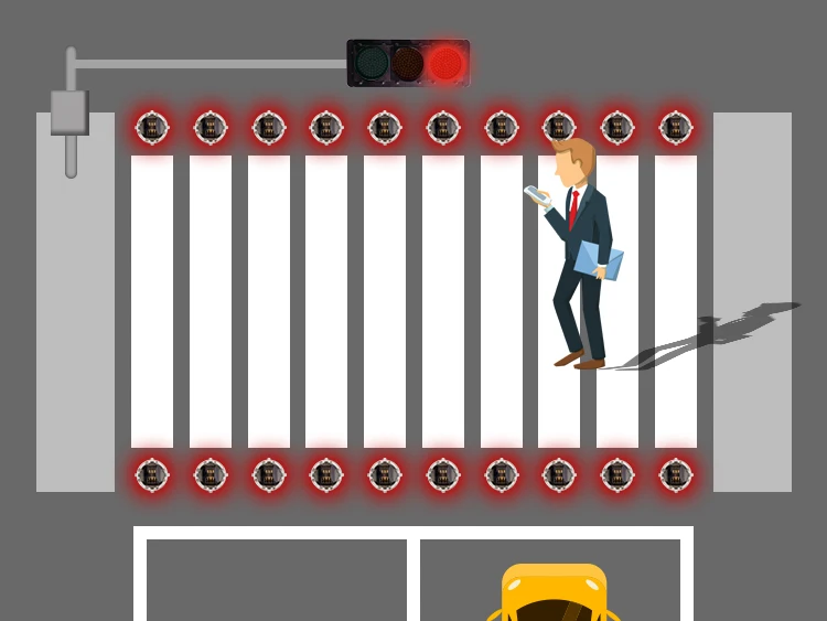 Solar Roadway Lighting LED Embedded Crosswalk Light - OEM | Wholesale