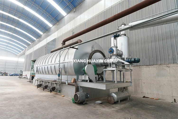 Large Industrial Scale Waste Plastic To Fuel Pyrolysis 200tpd Machine ...