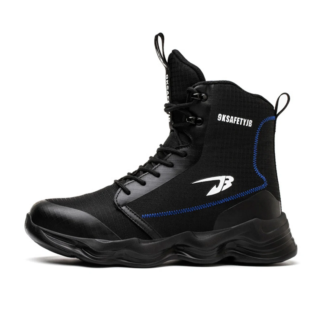 Green Oxford Fabric Safety Sneaker - Anti-Smash Steel Toe