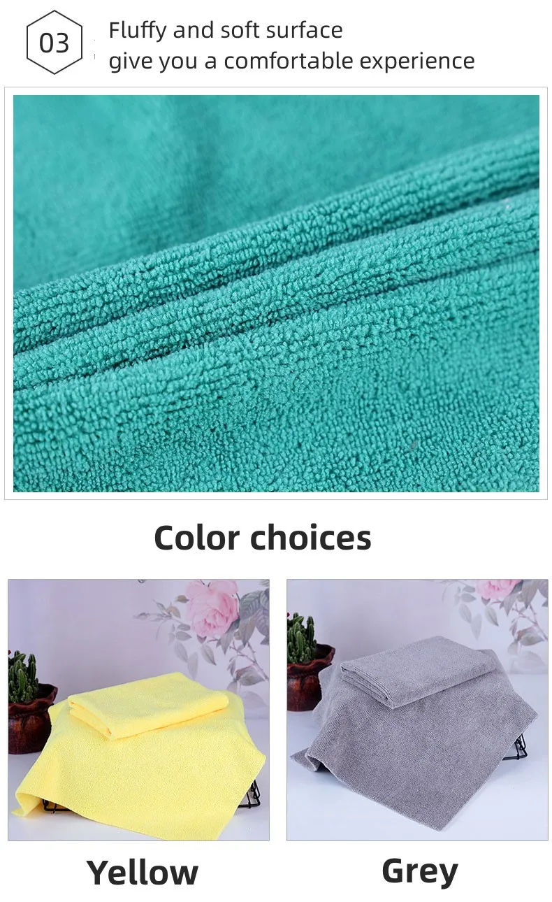 Custom Microfiber Kitchen Cleaning Cloth 40*40cm 350gsm Absorbent ...