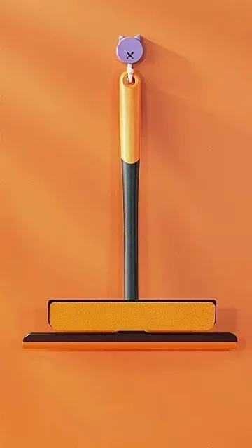 3 In1 Soft Sponge Glass Window Cleaning Scraper Window Brush With ...