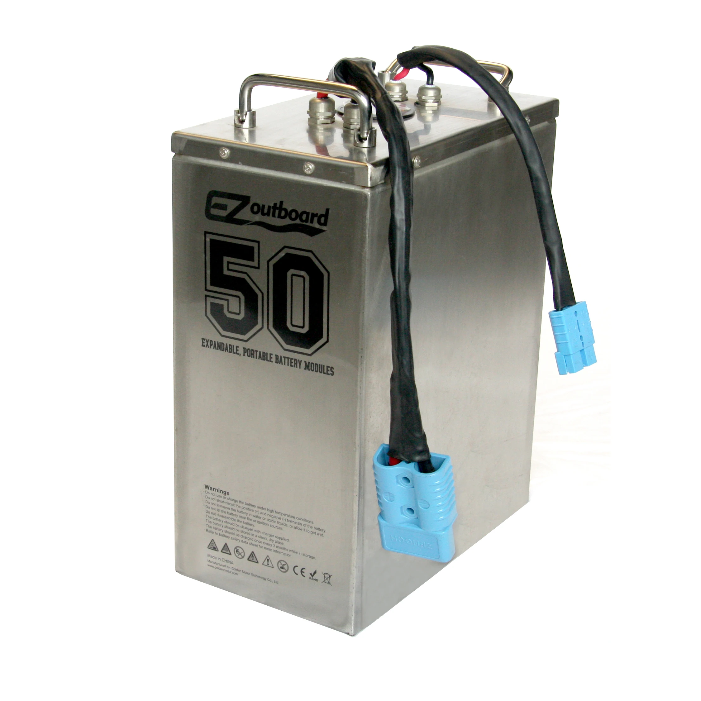 EB-4850 48V 50Ah Expandable LiFePO4 Electric Battery for Outboard Use ...