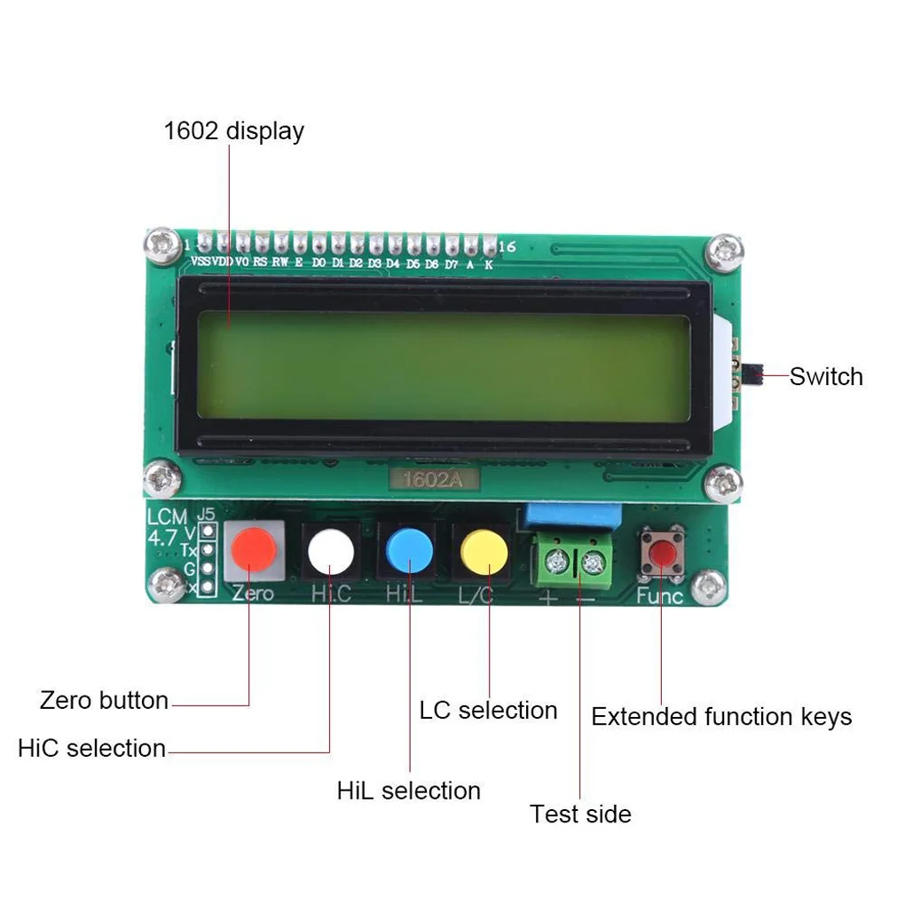 LC100-A High Precision Digital Inductance Meter