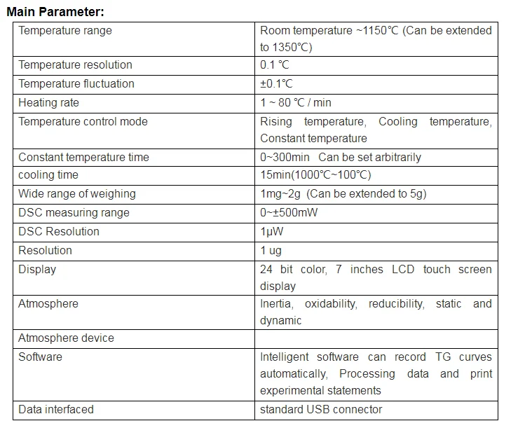 Thermogravimetric Analyzer - GS-TGA101 - 1450° TGA Machine