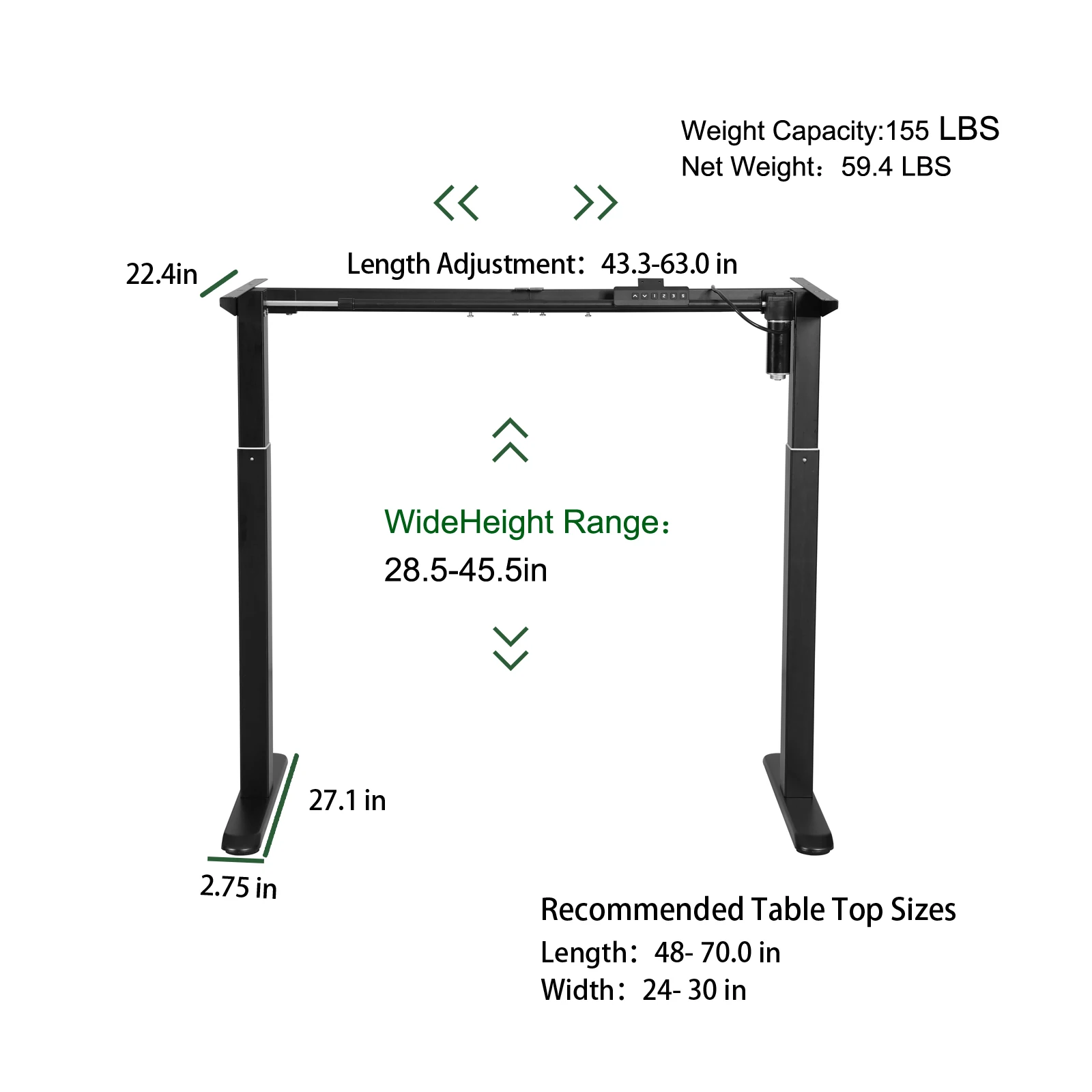 Ada Smart Furniture - Ergonomic Laptop Height Adjustable Desk