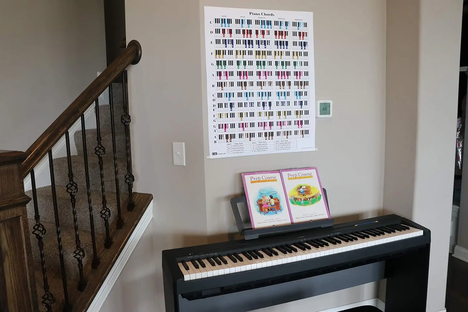 Piano Chord And Scale Poster Chart For Piano Players Teachers Printed ...
