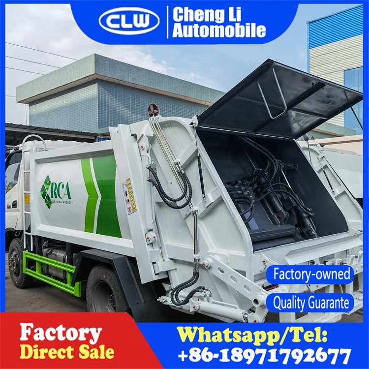 Foton Forland Mini 3000 Liters Compacted Garbage Truck 4x2 3 Cbm Small ...