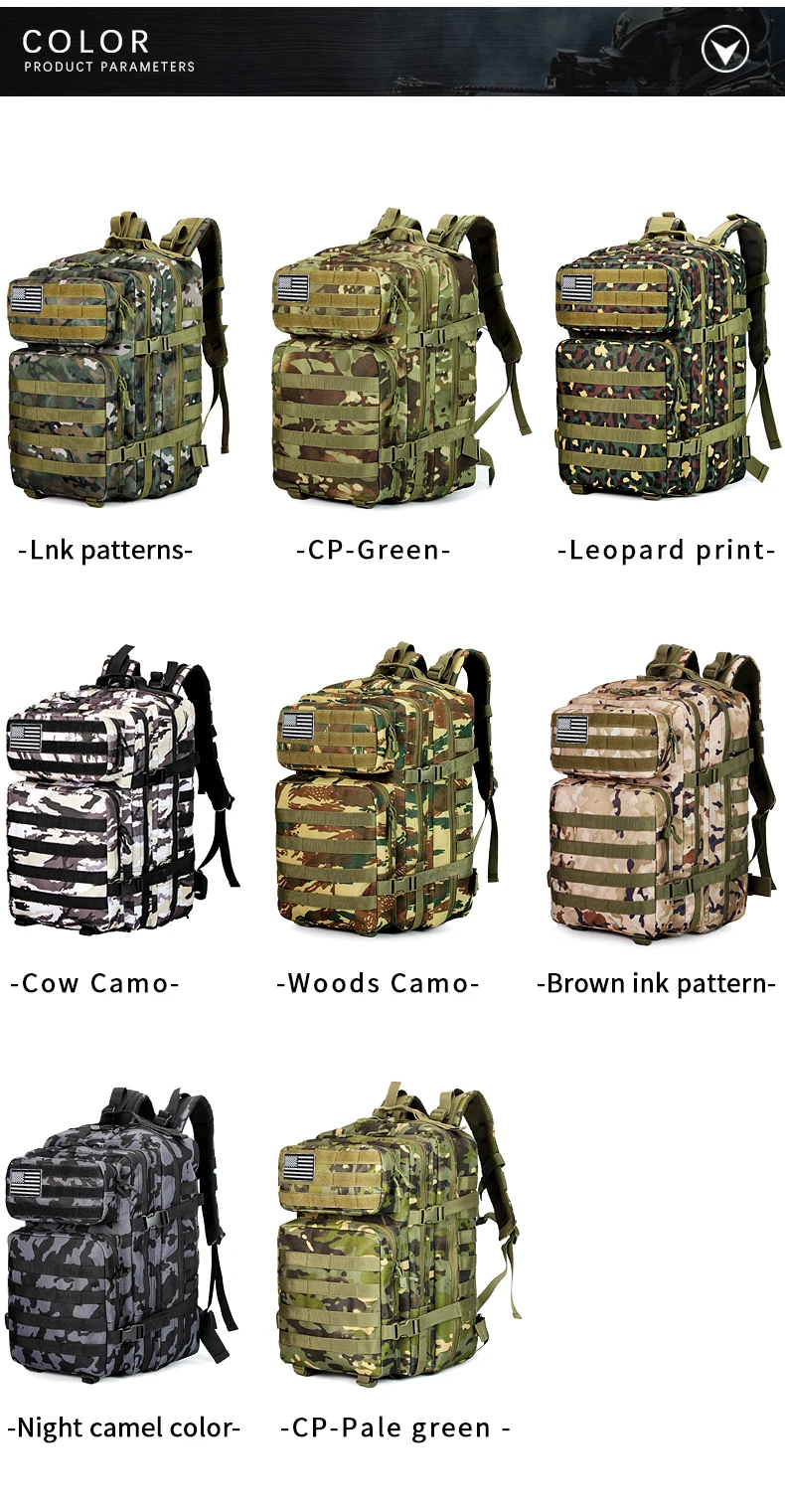 JSH Factory Tactical Backpack DDP CANADA Rucksack Molle Tactical ...