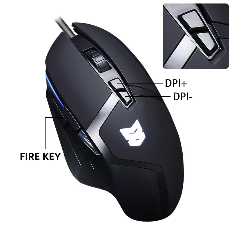 Ygdream M16 Wired Led Ergonomics Optical 10800dpi Desktop Pc Computer ...