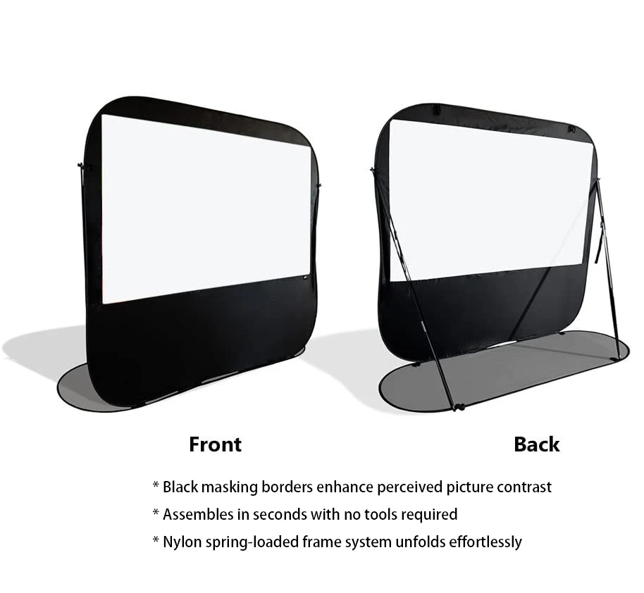 Pop-up Cinema Series 92inch 16:9 Portable Outdoor Fast Folding ...