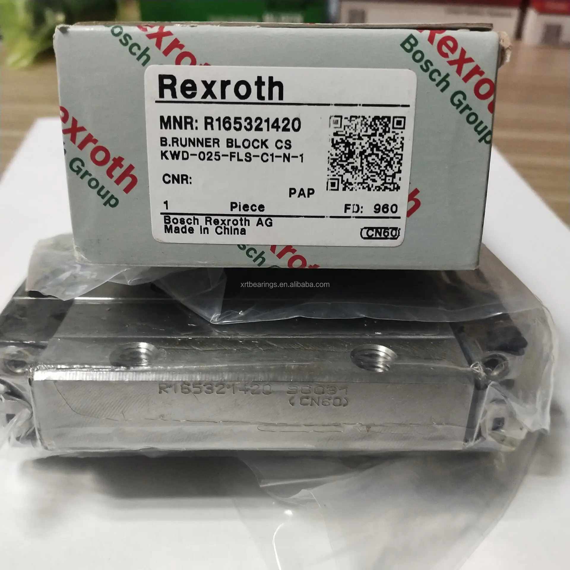 原装力士乐直线运动滚珠导轨系统滚珠滑块 R165321320 R165321220| Alibaba.com