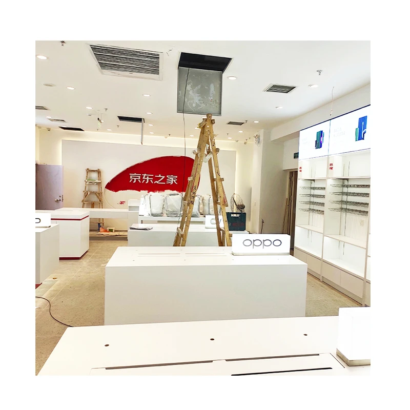 Customized Electronics Computer Shop Interior Design Display Rack For ...