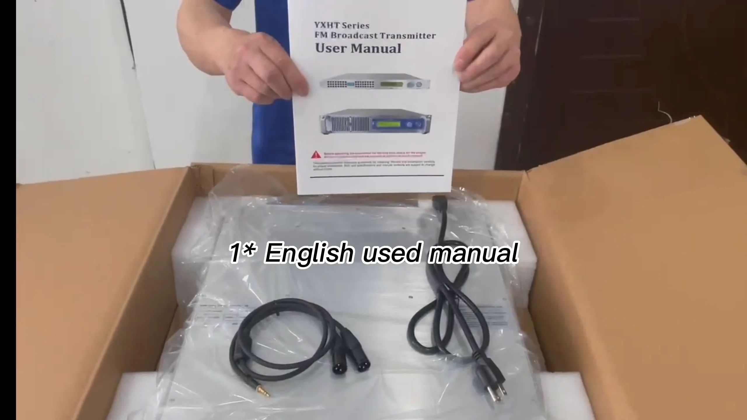 Yxht-1,1000w Fm Broadcast Transmitter,50km Long Distance Transmission ...